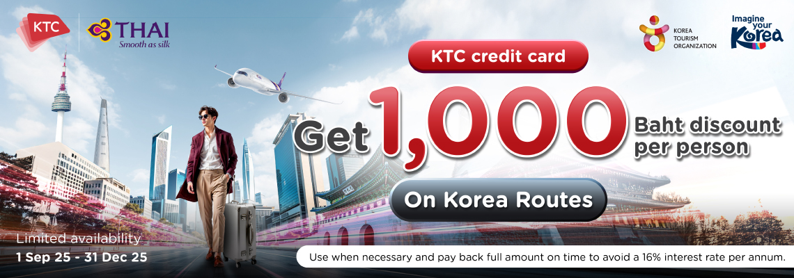 Flying to Korea with Thai Airways