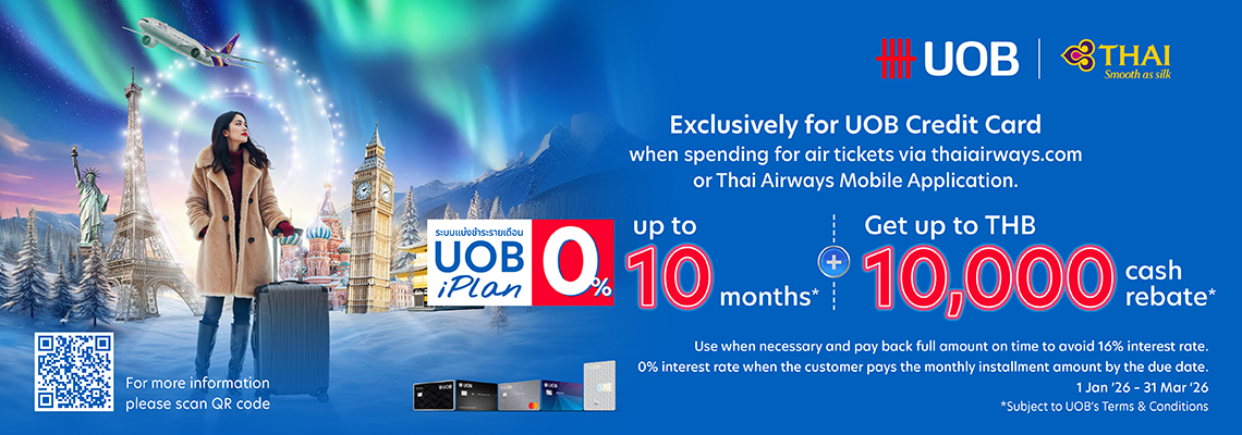Co-Promotion with UOB Credit Card & TMRW Credit Card