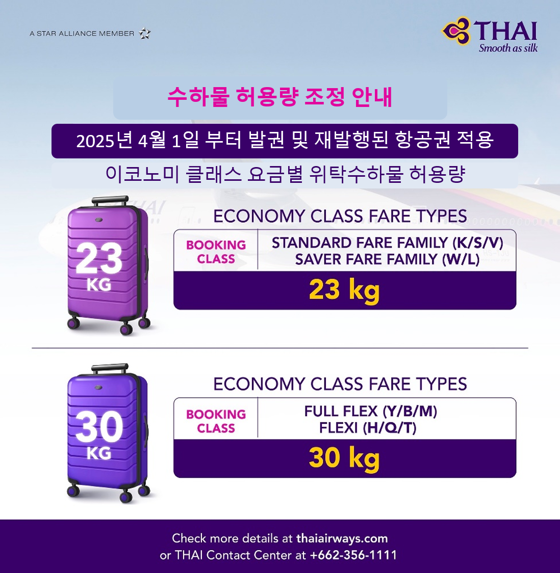 Baggage Allowance Policy